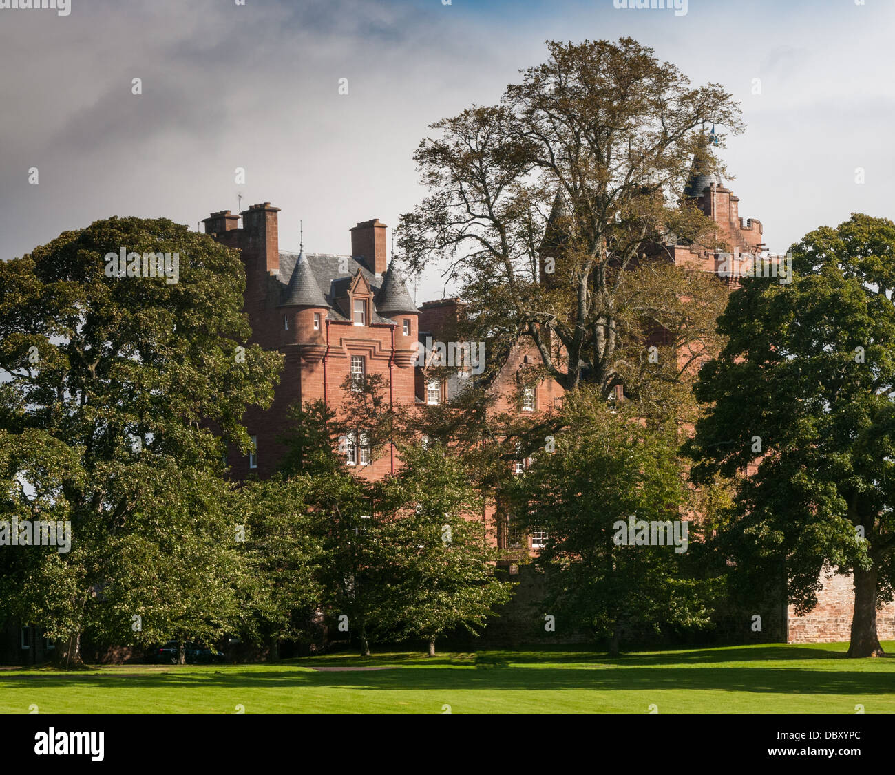 Beaufort Castle, Beauly near Inverness in Scotland; the ancestral home ...