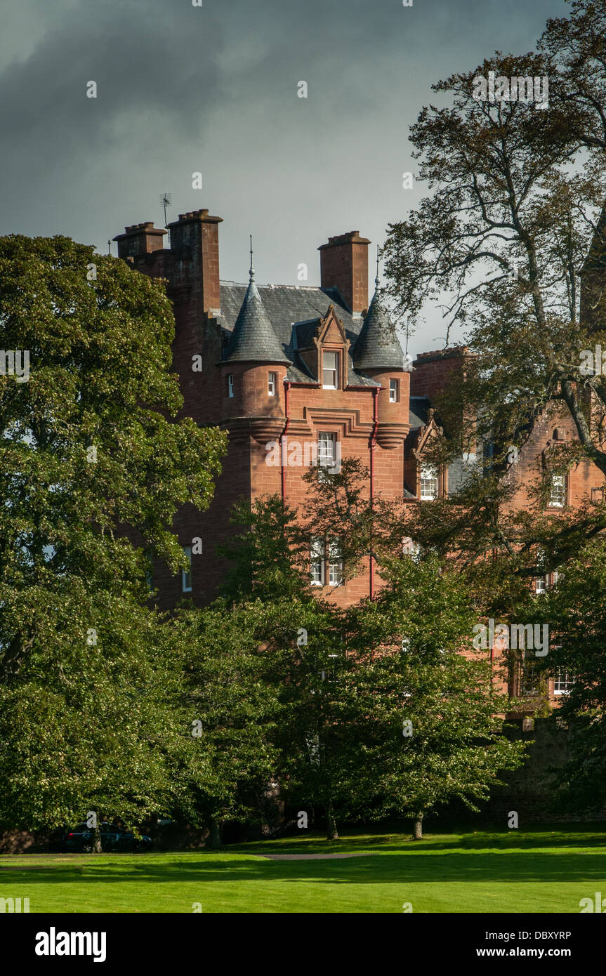 Beaufort Castle, Beauly near Inverness in Scotland; the ancestral home ...