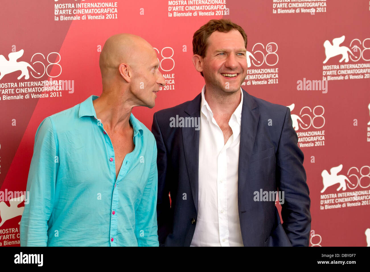 Actors Anton Adasinskiy, Johannes Zeiler The 68th Venice Film Festival ...