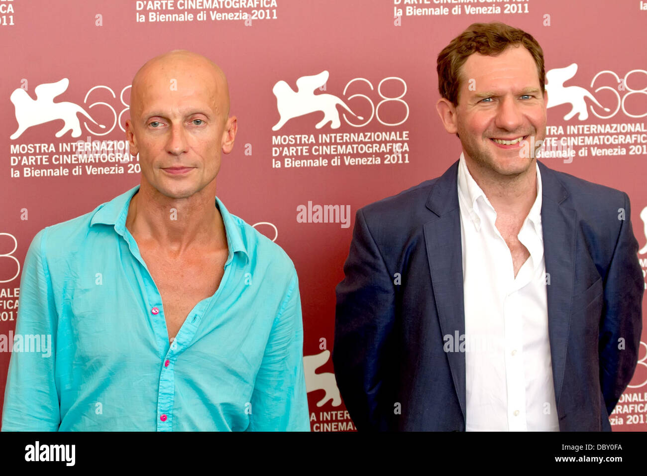 Actors Anton Adasinskiy, Johannes Zeiler The 68th Venice Film Festival ...