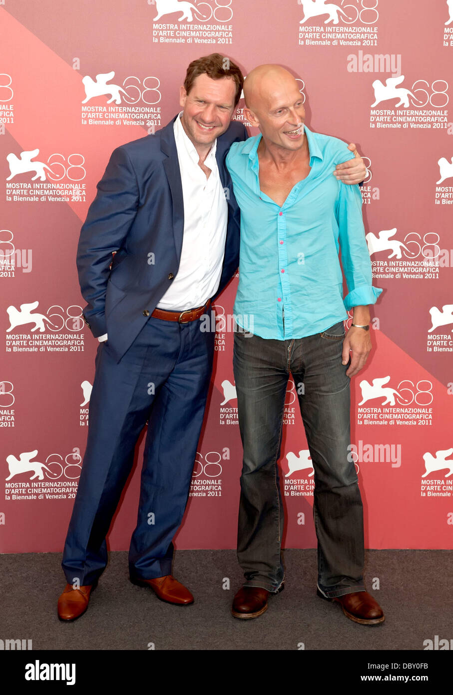 Actors Anton Adasinskiy, Johannes Zeiler The 68th Venice Film Festival ...
