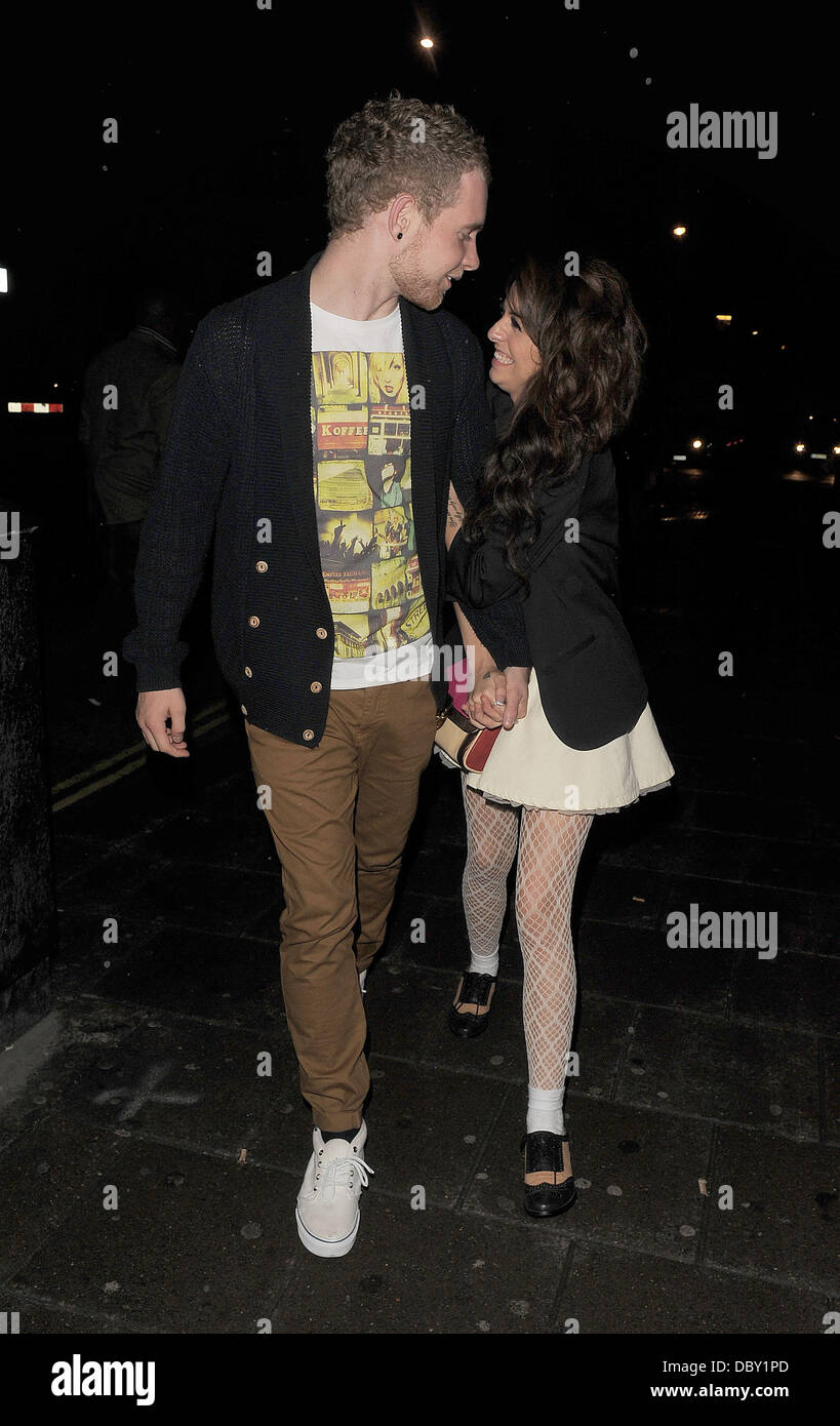 Cher Lloyd and her boyfriend Craig Monk leaving Mahiki nightclub ...