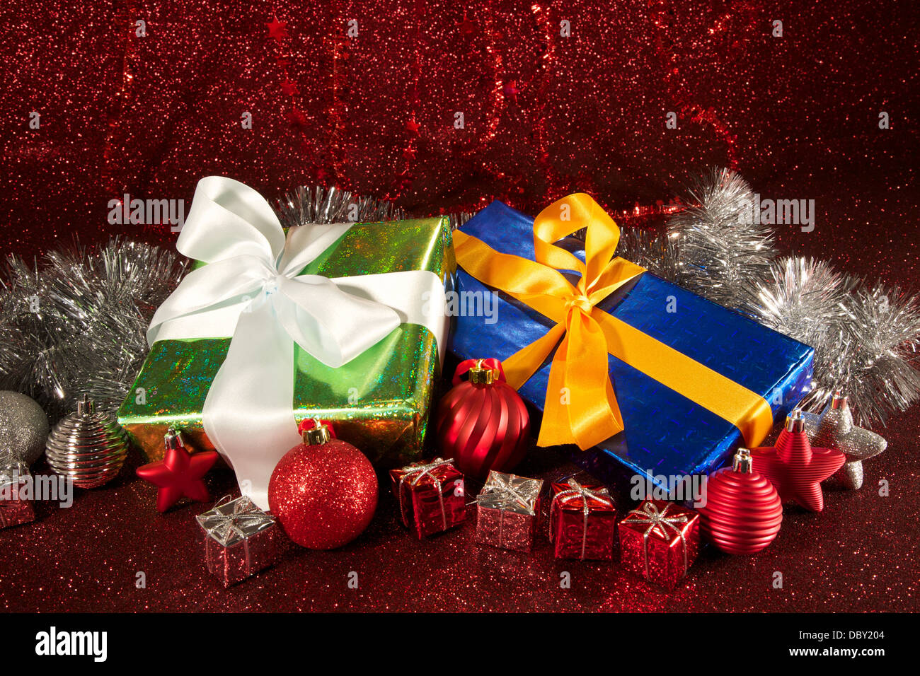 Blue gifts hi-res stock photography and images - Alamy