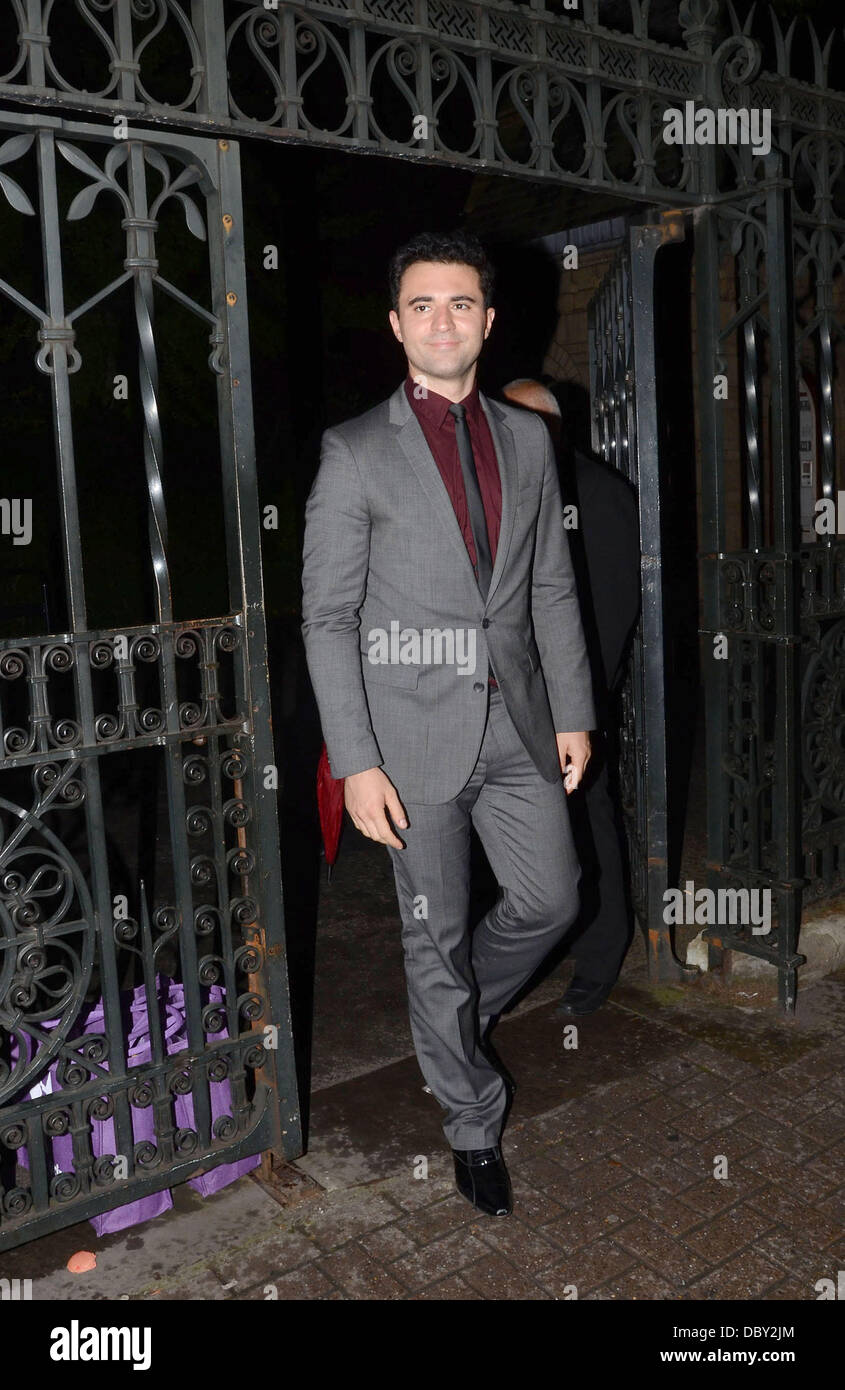 Darius Danesh The Global party - Departures London, England - 08.09.11 ...