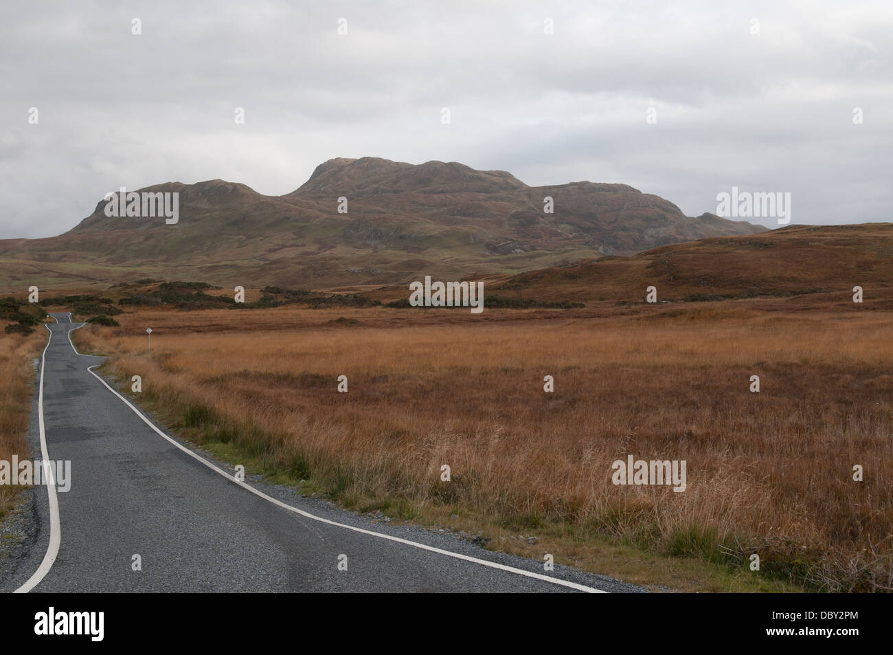 Scottish highlands drive rain hi-res stock photography and images - Alamy