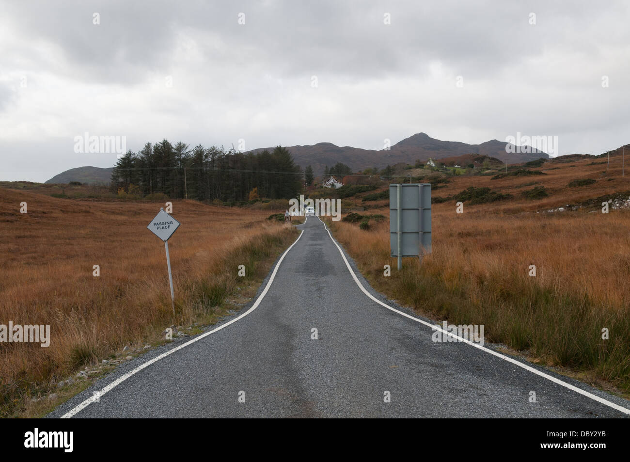 Scottish highlands drive rain hi-res stock photography and images - Alamy