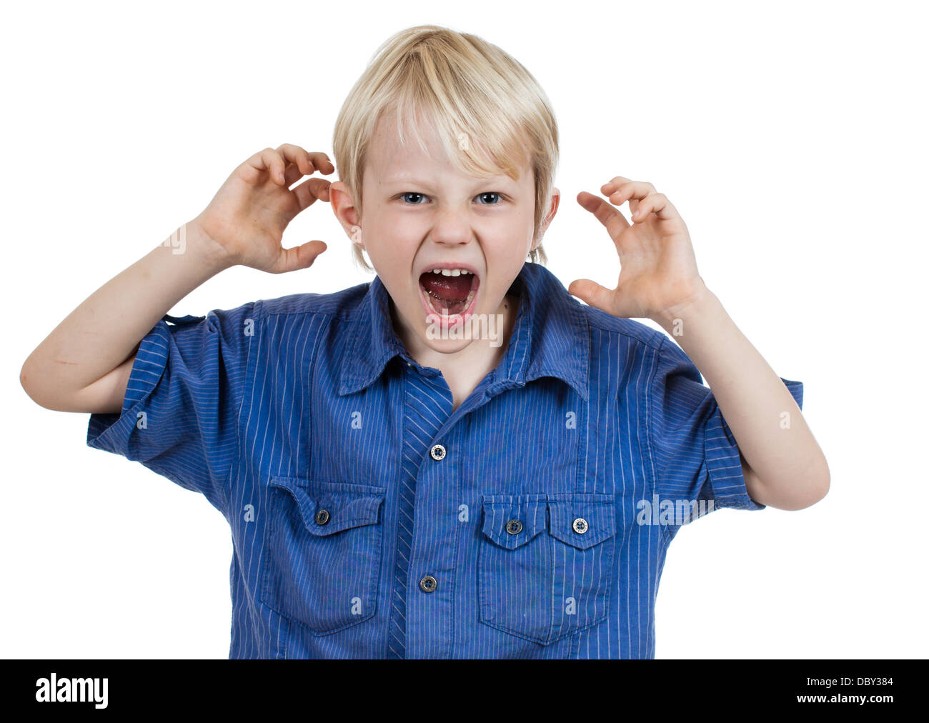 Angry frustrated young boy Stock Photo - Alamy