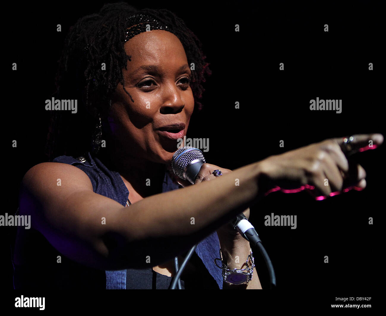 Leba Hibbert performs three songs before her father Toots Hibbert of ...