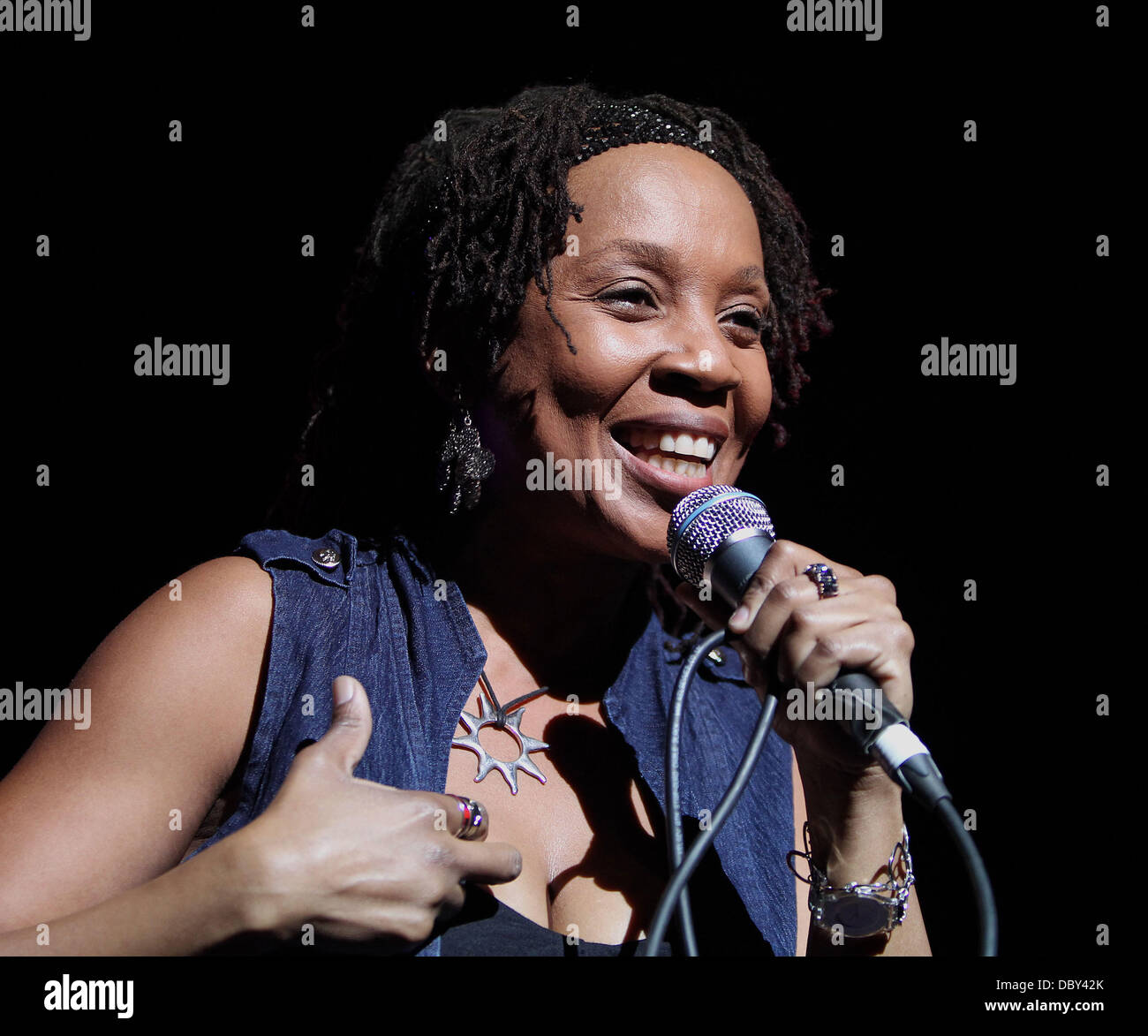 Leba Hibbert performs three songs before her father Toots Hibbert of ...