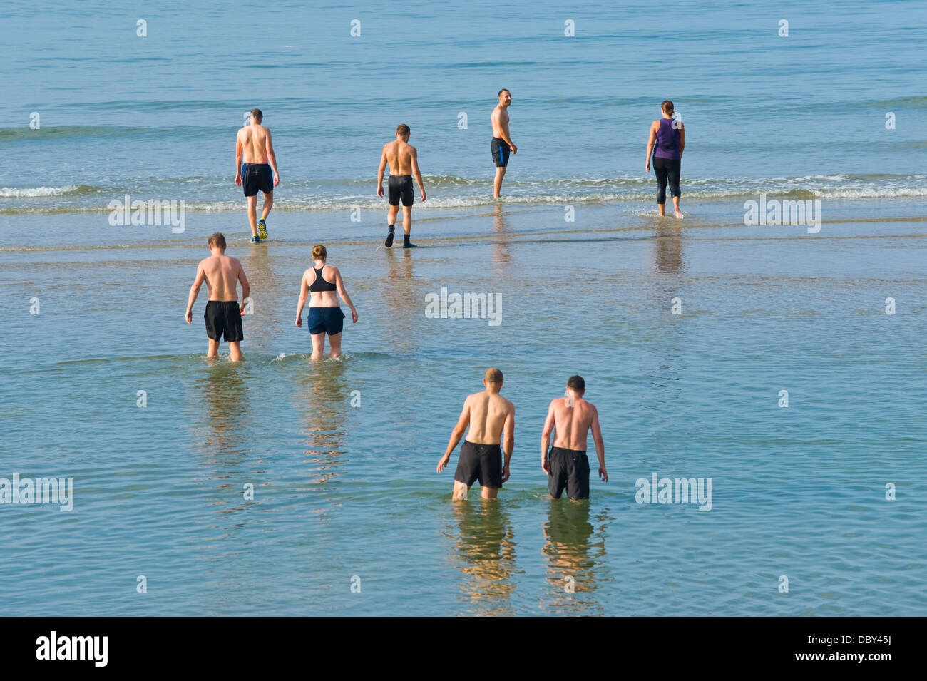 Brighton beach swimming hi-res stock photography and images - Alamy
