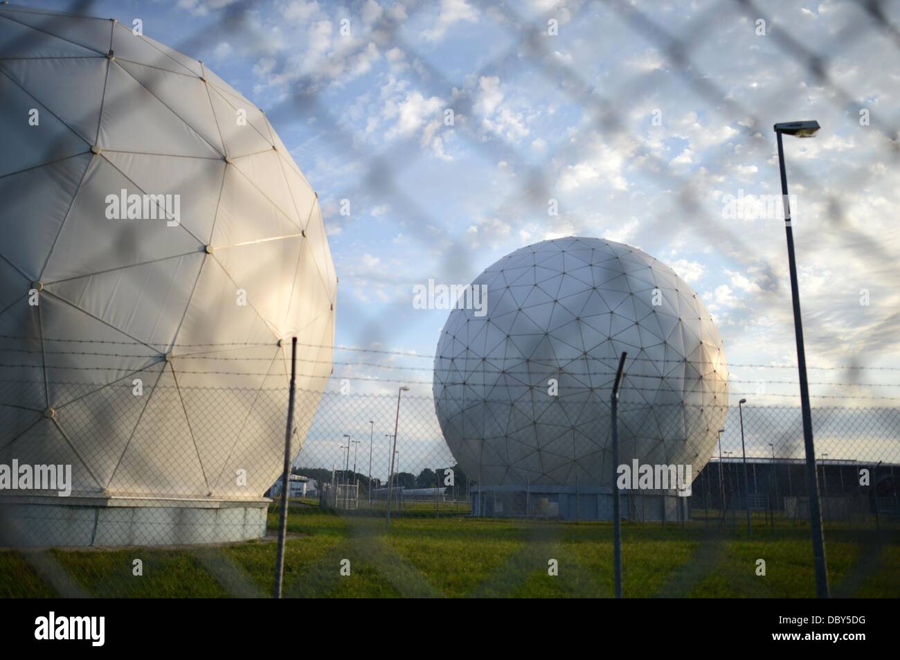 Bad Aibling, Germany. 06th Aug, 2013. Radomes (radar domes) are ...