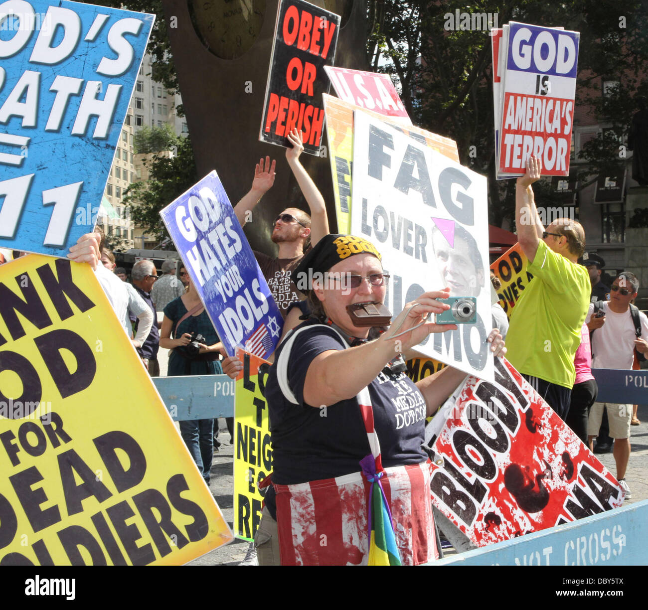 Westboro baptist church protest hi-res stock photography and images - Alamy