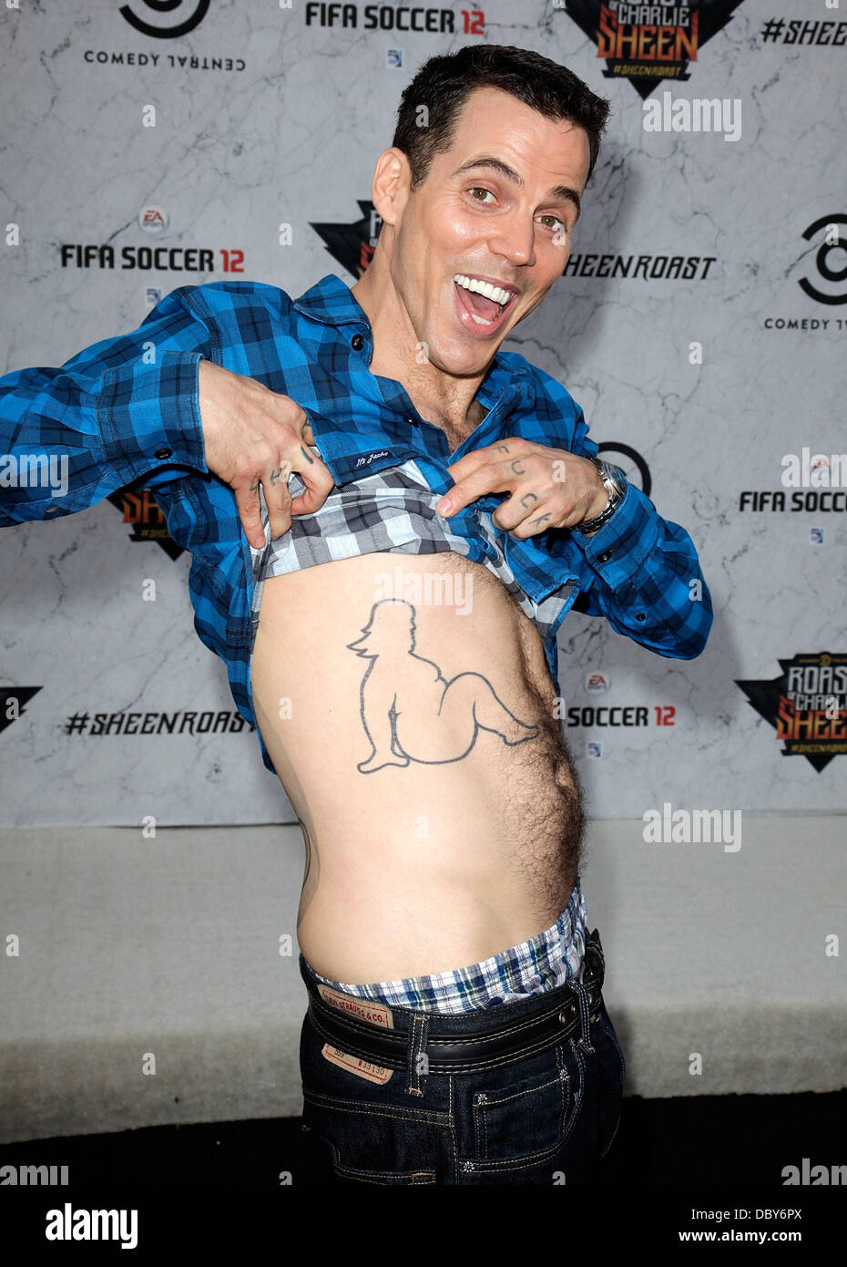 Steve-O Comedy Central Roast Of Charlie Sheen - Arrivals held at Sony ...