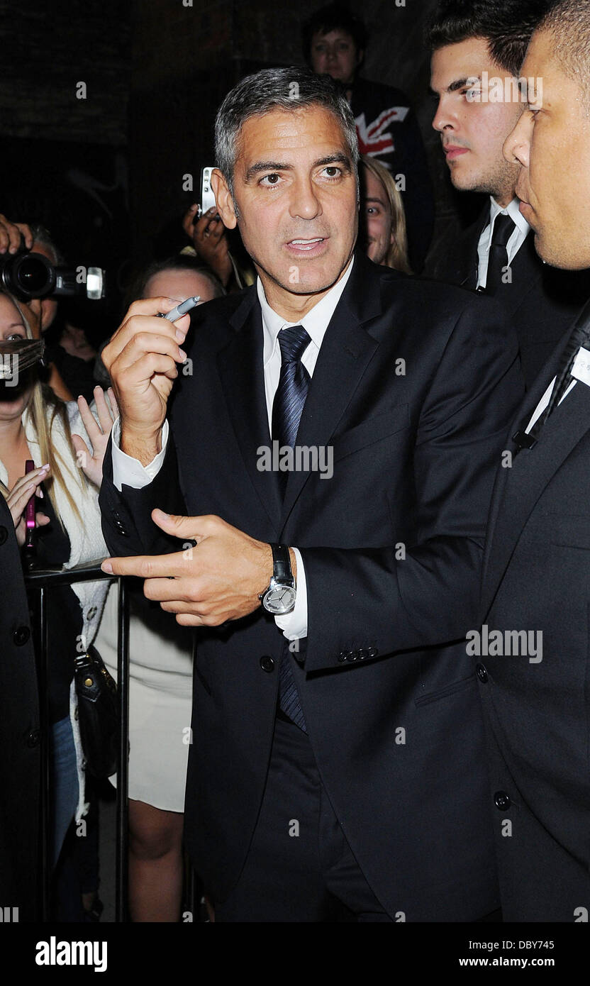 George Clooney after attending the Fox Searchlight Pictures, Belvedere ...