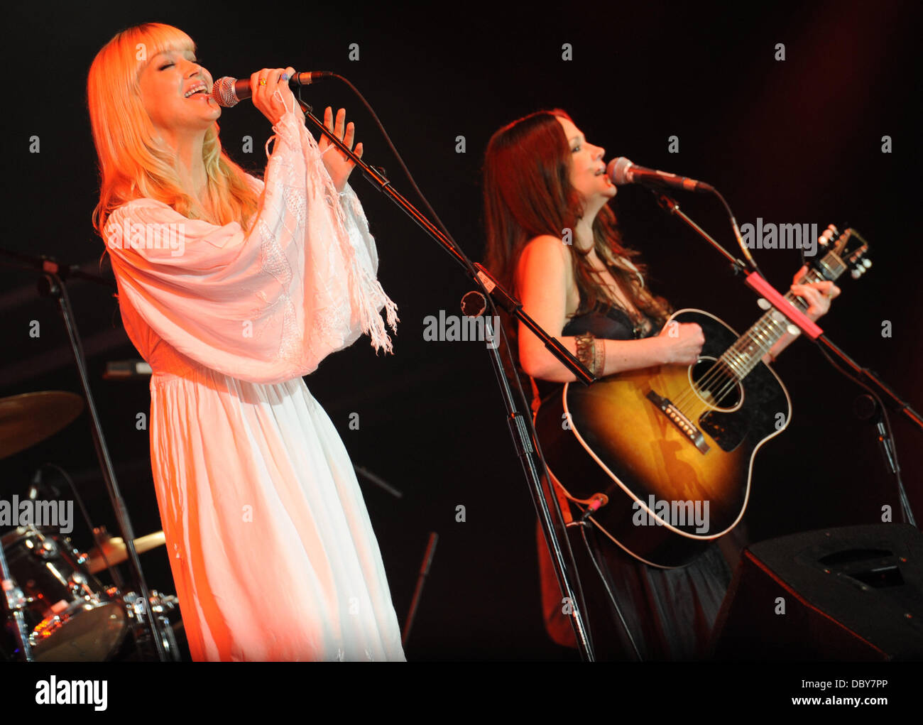 The Pierces Radio 2 Live In Hyde Park London, England - 11.09.11 Stock ...