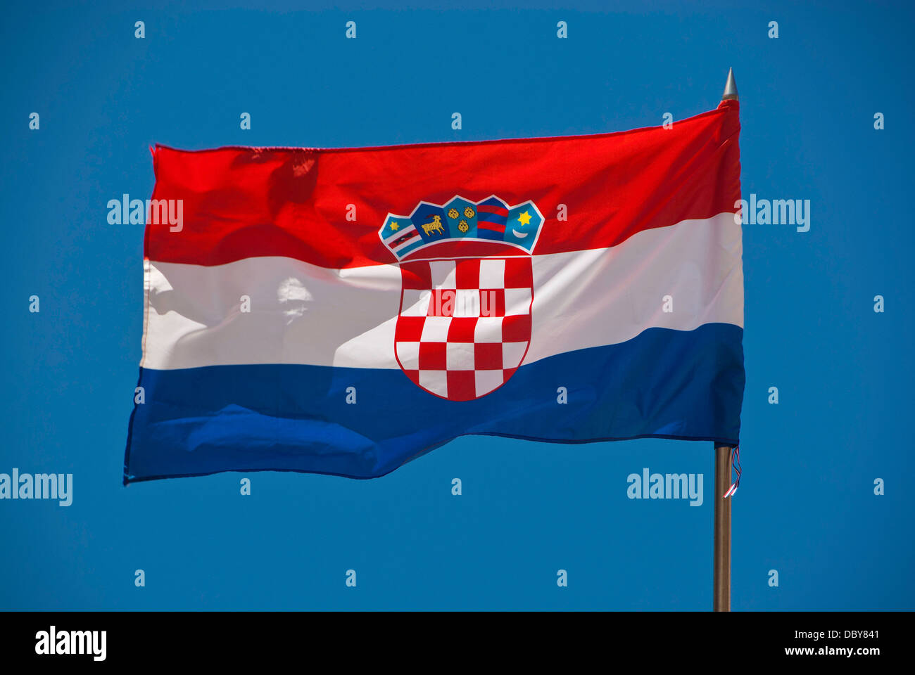Red white blue croatian flag hi-res stock photography and images - Alamy