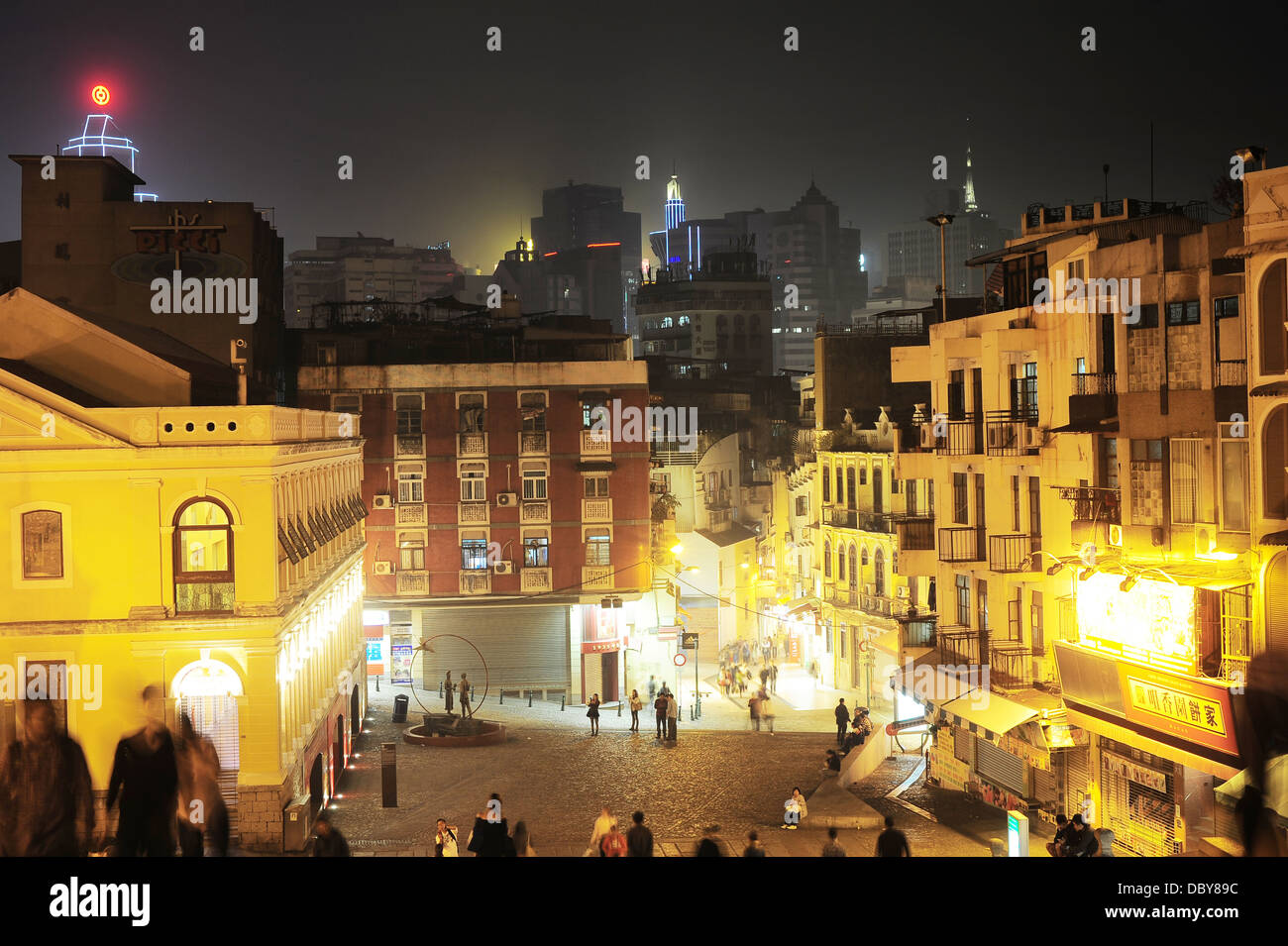 Old town street in Macau Stock Photo - Alamy