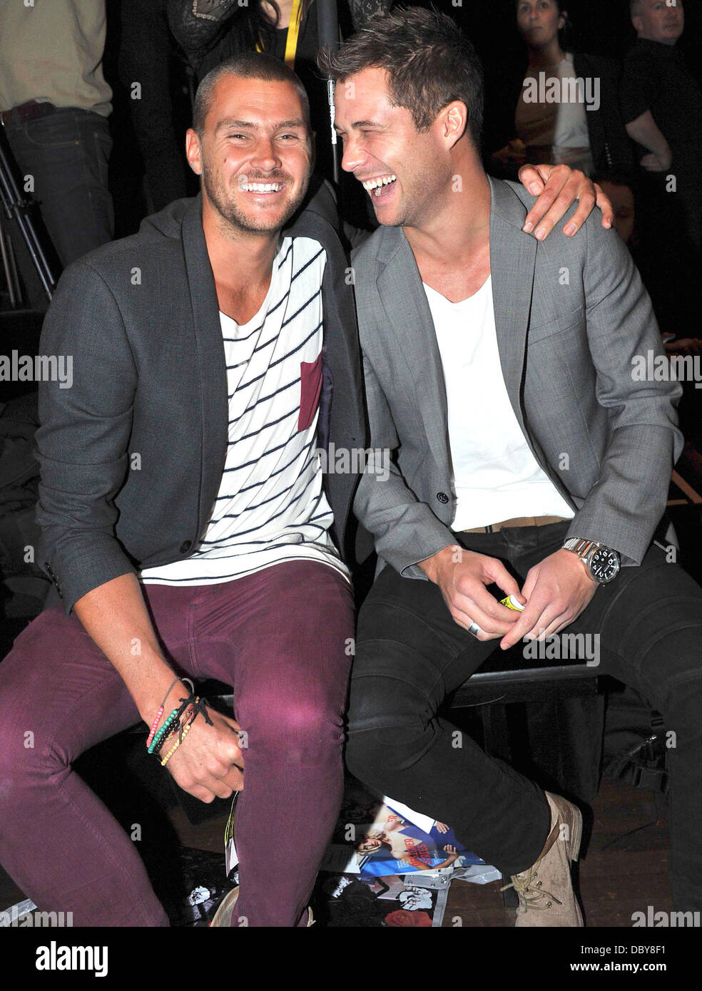 Rhys Uhlich and Scott McGregor at the Designer Series 3 Show as part of ...