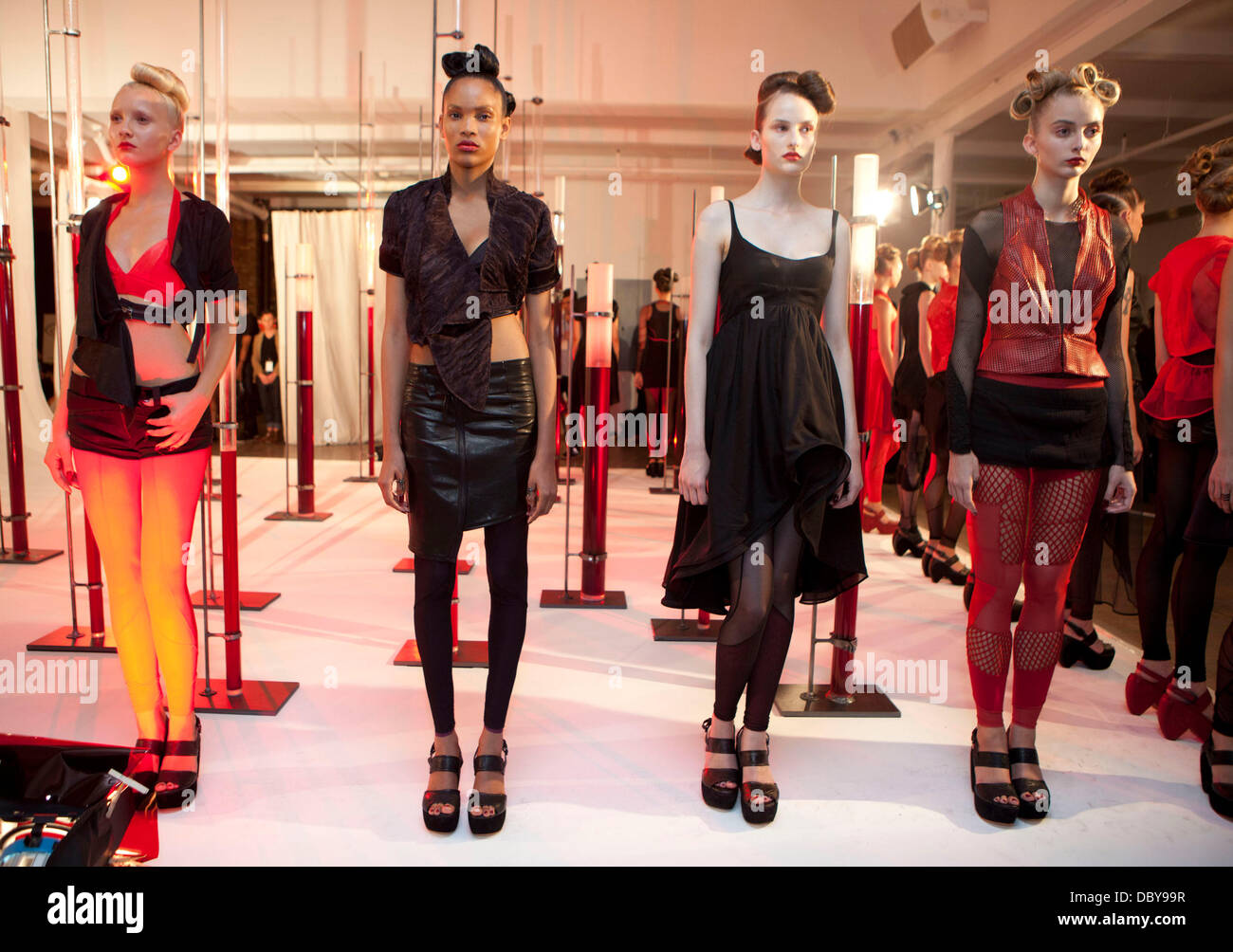 Models New York Mercedes-Benz Fashion Week Spring 2012 - Katie ...