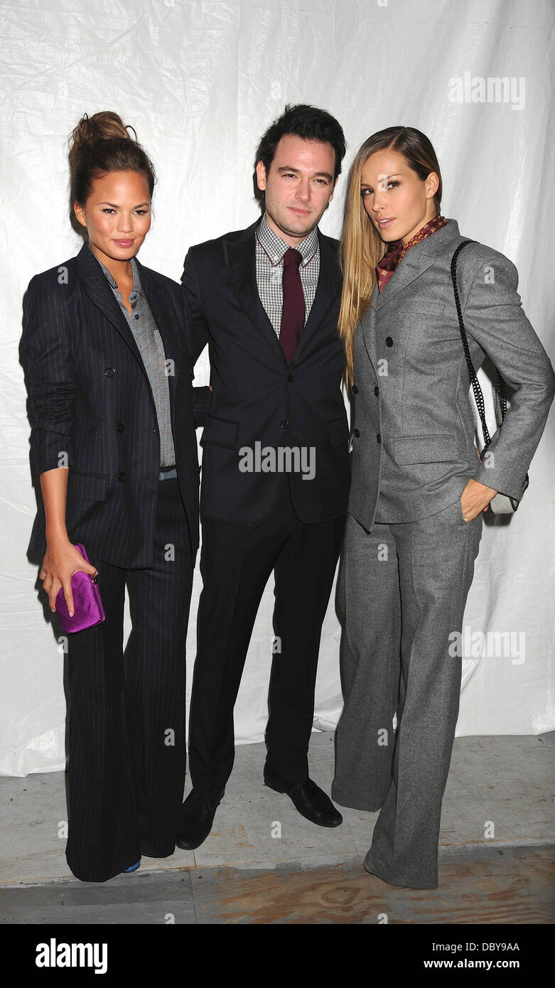 Christine Teigen, Jamie Belman and Petra Nemcova New York Mercedes-Benz ...