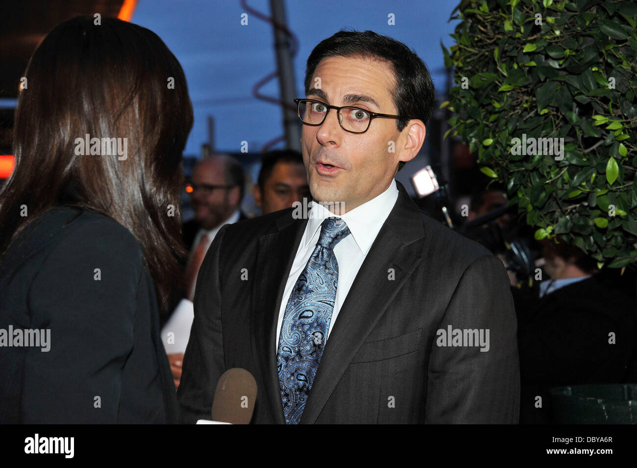 Actor and comedian Steve Carell at the premiere of 'Crazy, Stupid, Love ...