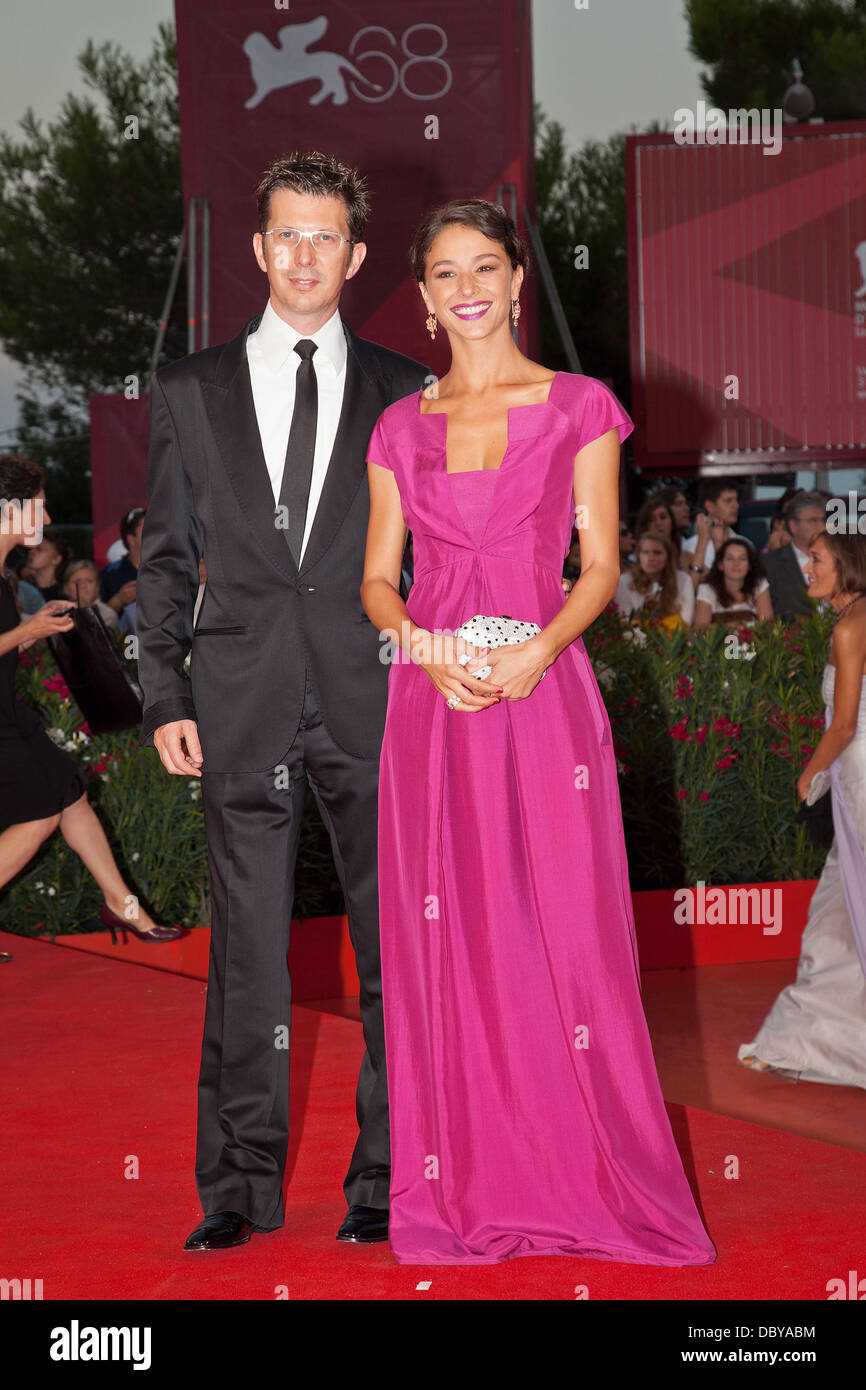 L'Oreal Paris Italia Brand General Manager Stephane Grenier and actress ...