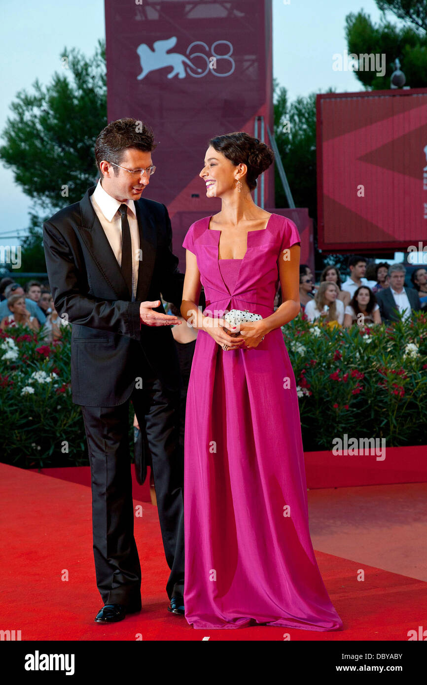L'Oreal Paris Italia Brand General Manager Stephane Grenier and actress ...