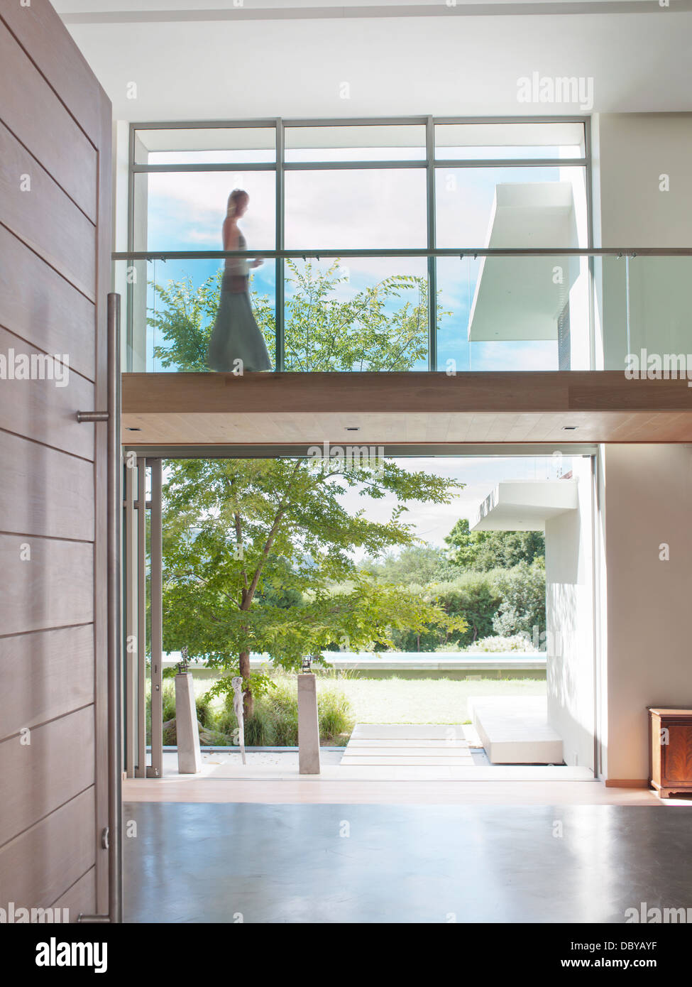 Elevated wooden walkway view hi-res stock photography and images - Alamy