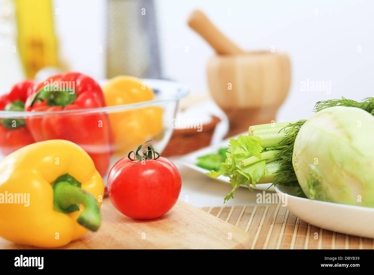 Fresh healthy food Stock Photo - Alamy