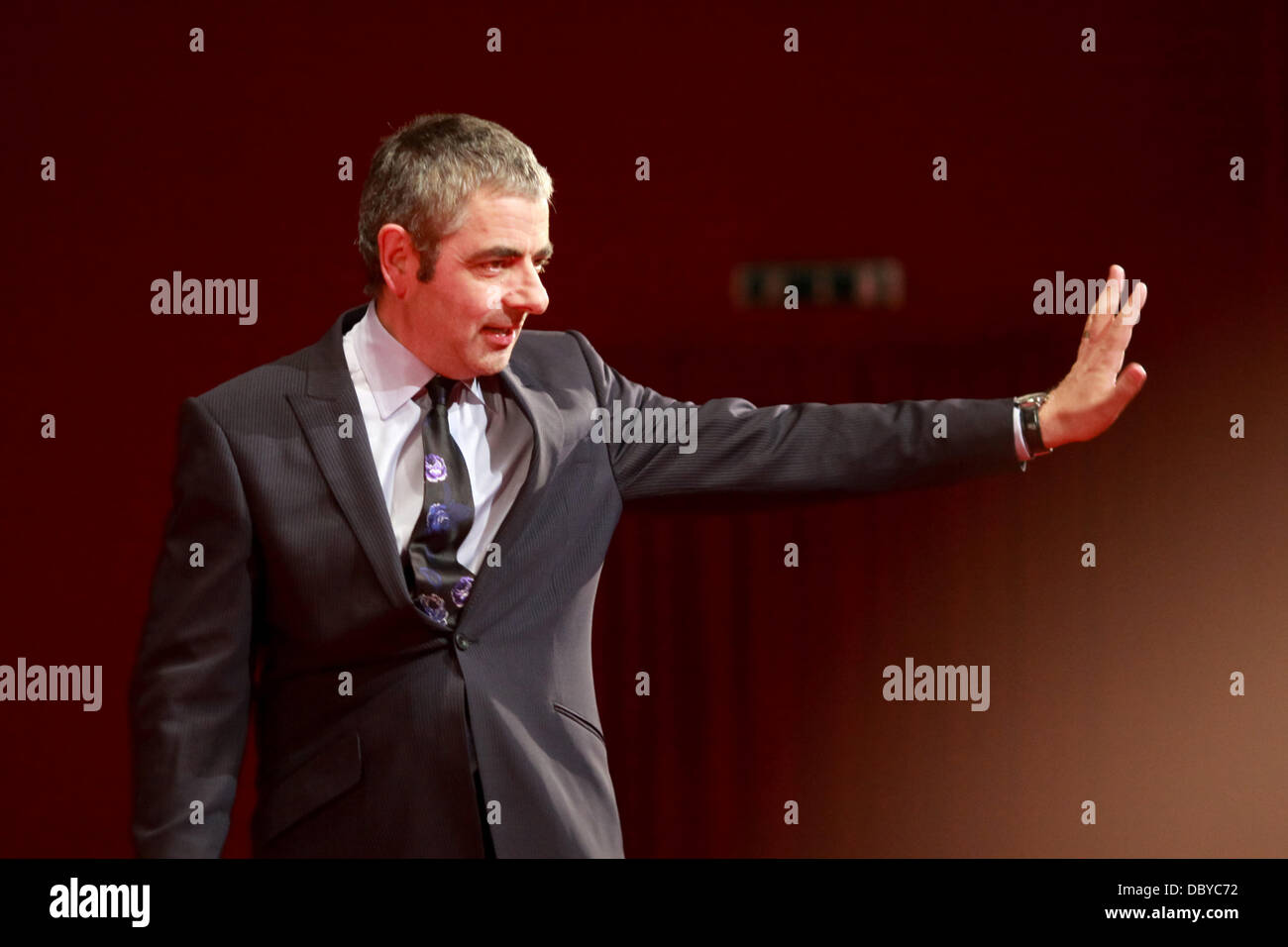 Rowan Atkinson 'Johnny English Reborn' Russian Premier at the Oktyabr ...