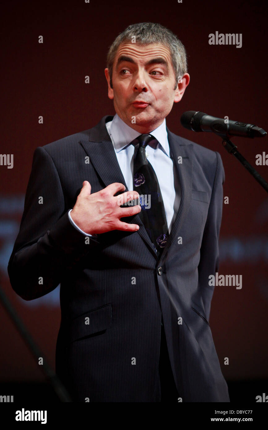 Rowan Atkinson 'Johnny English Reborn' Russian Premier at the Oktyabr ...