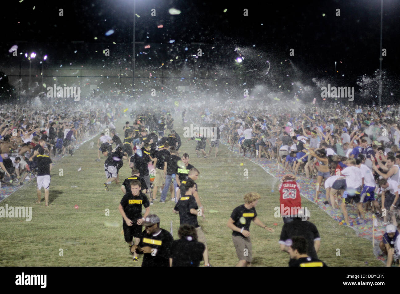 The annual water balloon fight at the University of Kentucky has set a ...