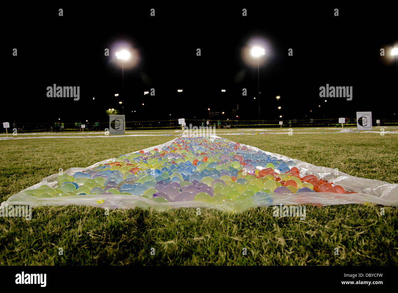 The annual water balloon fight at the University of Kentucky has set a ...