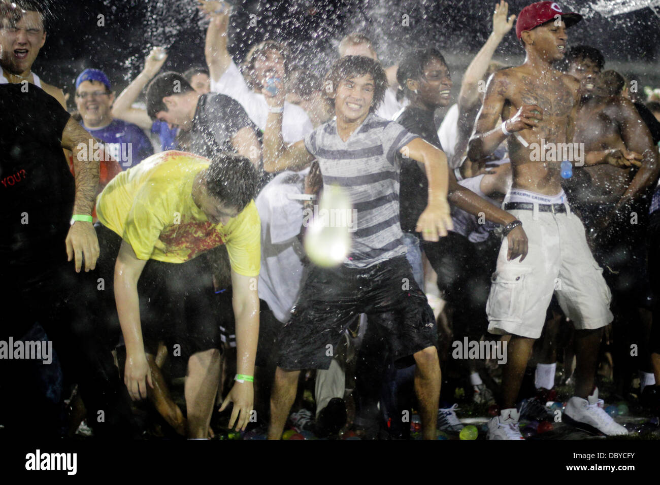 The annual water balloon fight at the University of Kentucky has set a ...