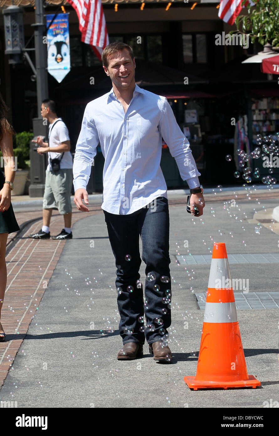 Jake Pavelka out shopping at 'The Grove' in Hollywood Los Angeles ...