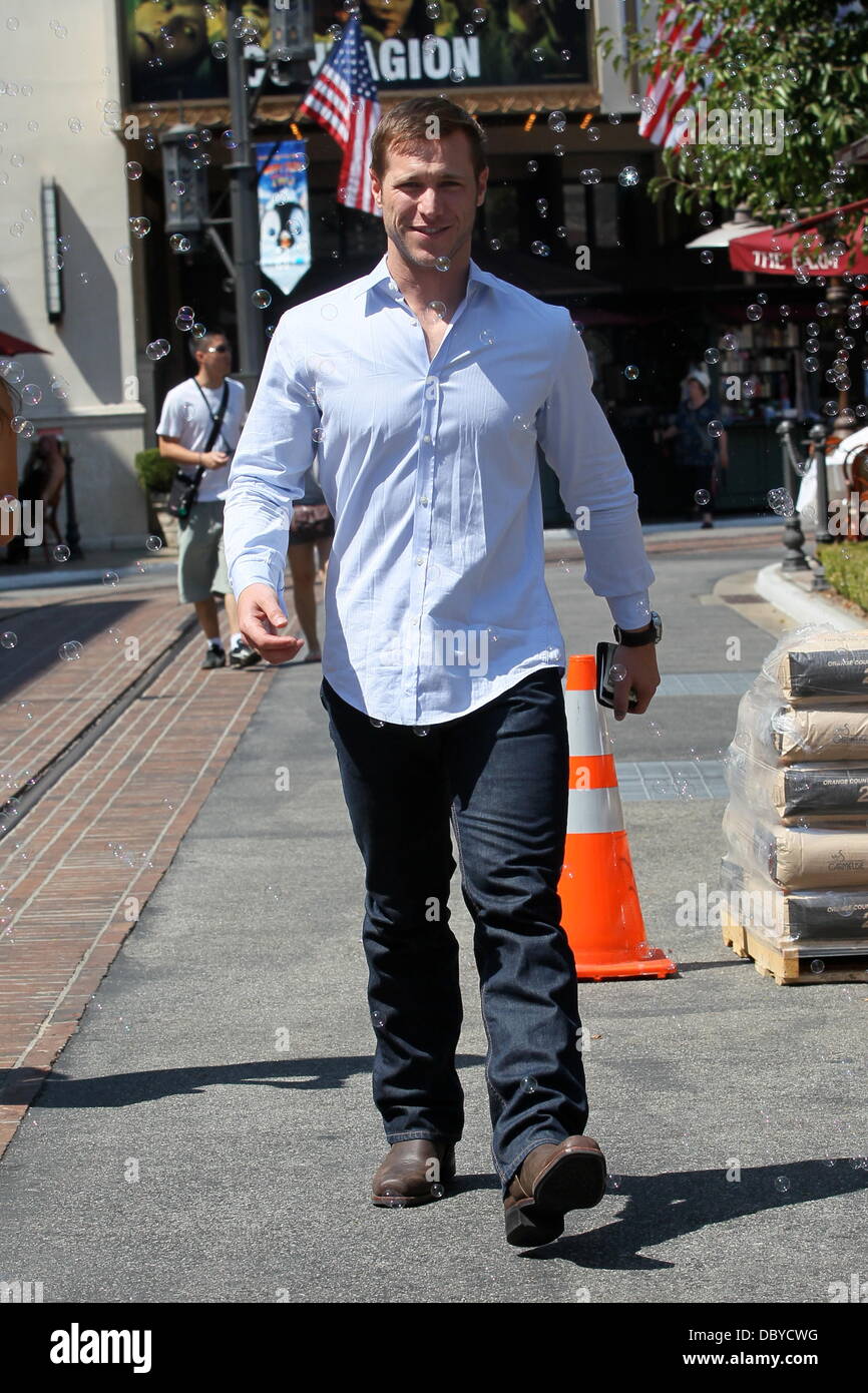 Jake Pavelka out shopping at 'The Grove' in Hollywood Los Angeles ...