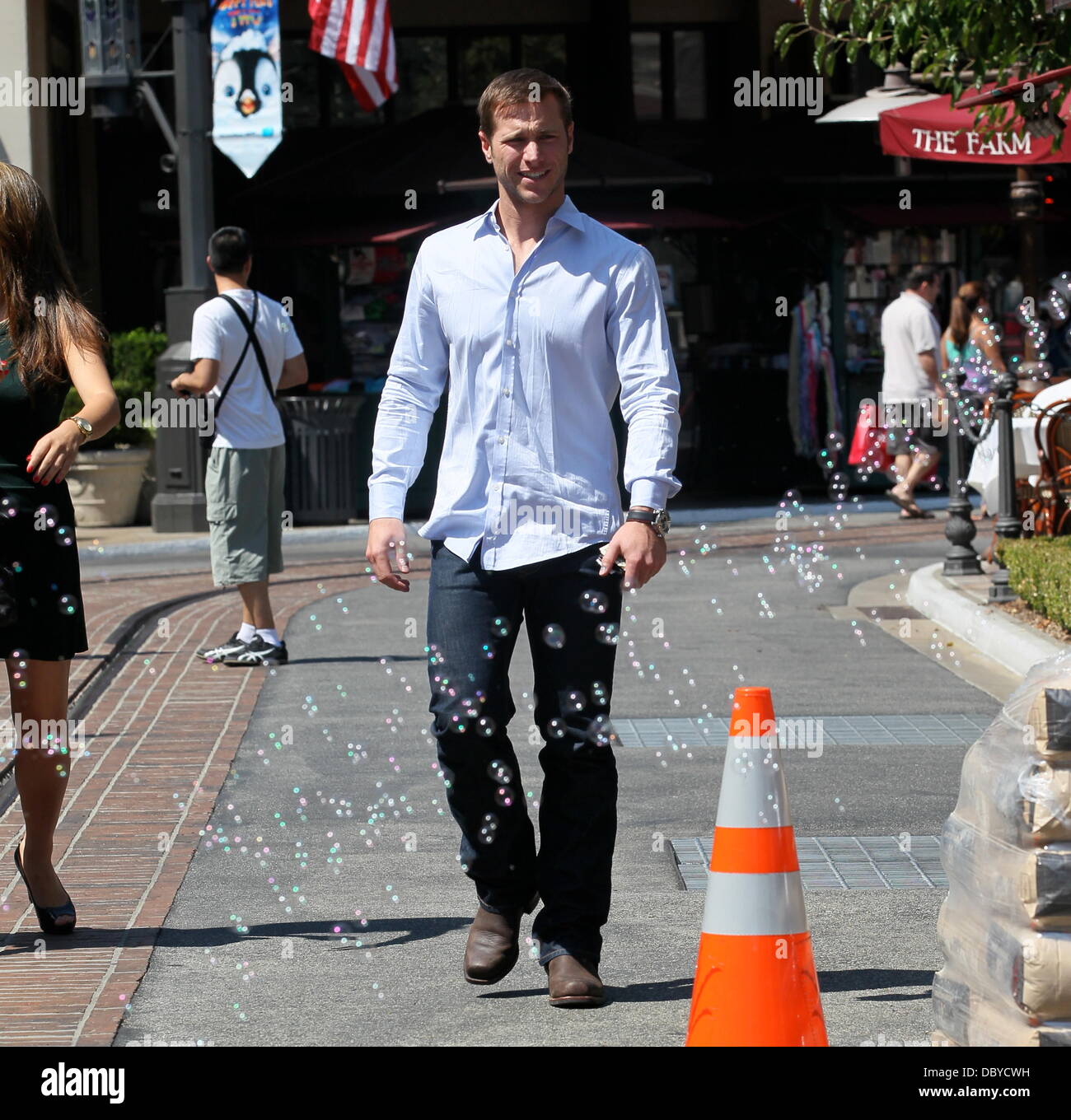 Jake Pavelka out shopping at 'The Grove' in Hollywood Los Angeles ...