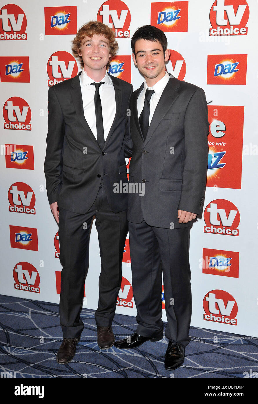Ben Ryan Davies and Jack McMullen TVChoice Awards held at the Savoy ...