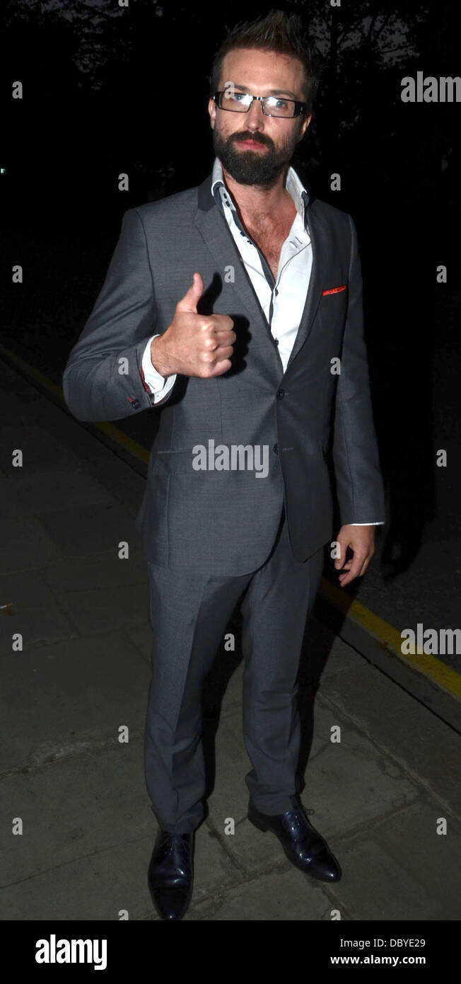 Emmett J Scanlan leaving the TV choice awards London, England - 13.09. ...