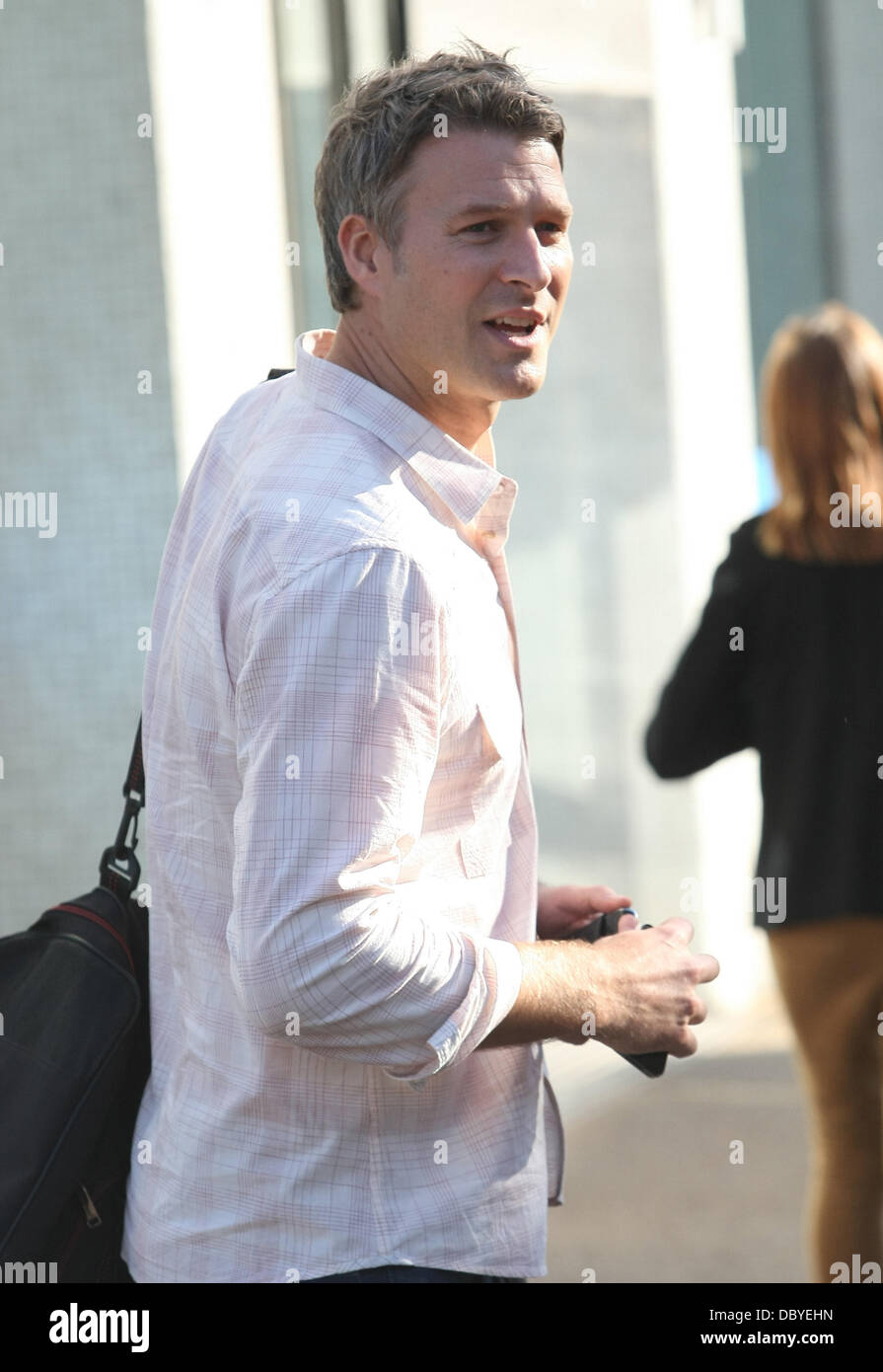 Dan Lobb at the ITV studios London, England - 14.09.11 Stock Photo - Alamy