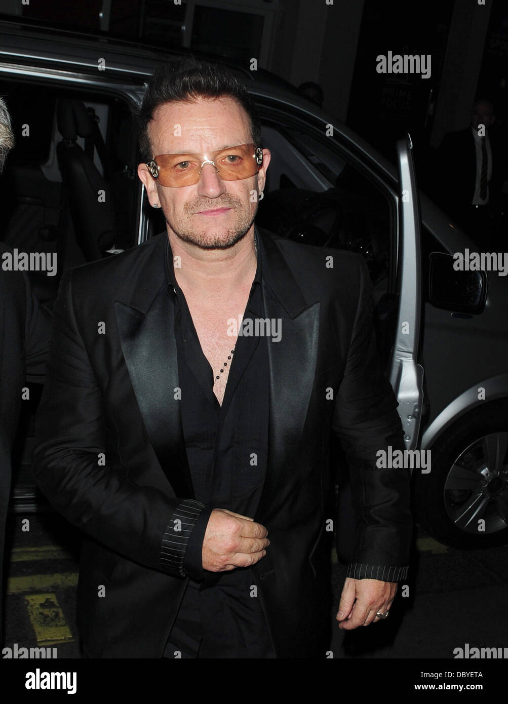 Bono from U2 Stella McCartney 40th birthday party at The Groucho Club ...
