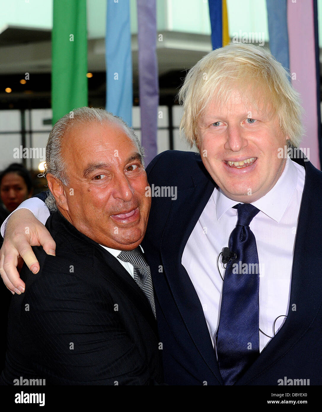 Sir Phillip Green & Boris Johnson The Opening of the new Westfield ...