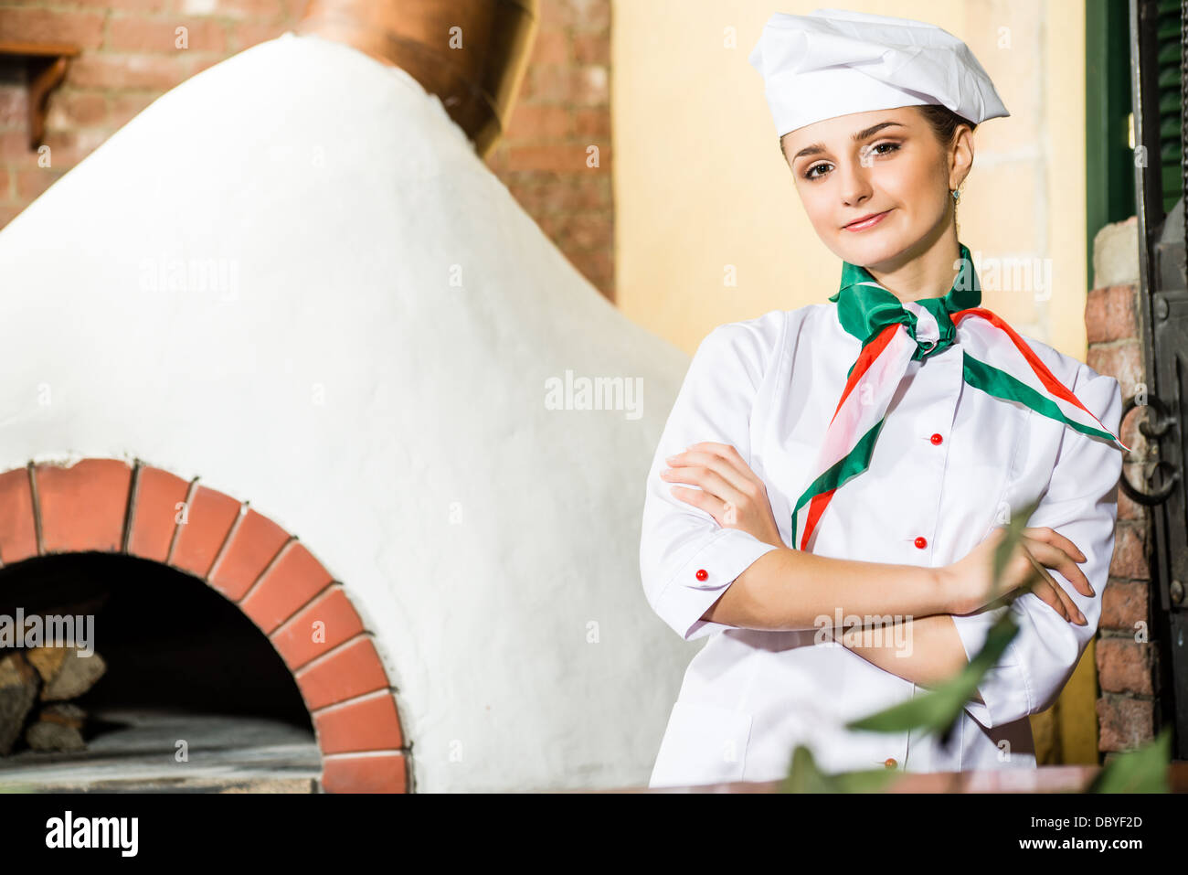 portrait of a cook Stock Photo - Alamy