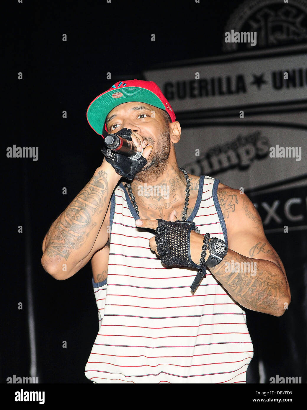 Prodigy real name Albert Johnson of Hip Hop duo Mobb Deep performs ...
