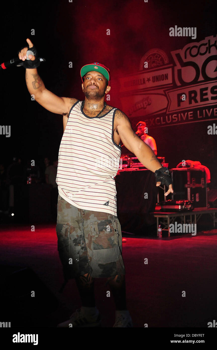 Prodigy real name Albert Johnson of Hip Hop duo Mobb Deep performs ...