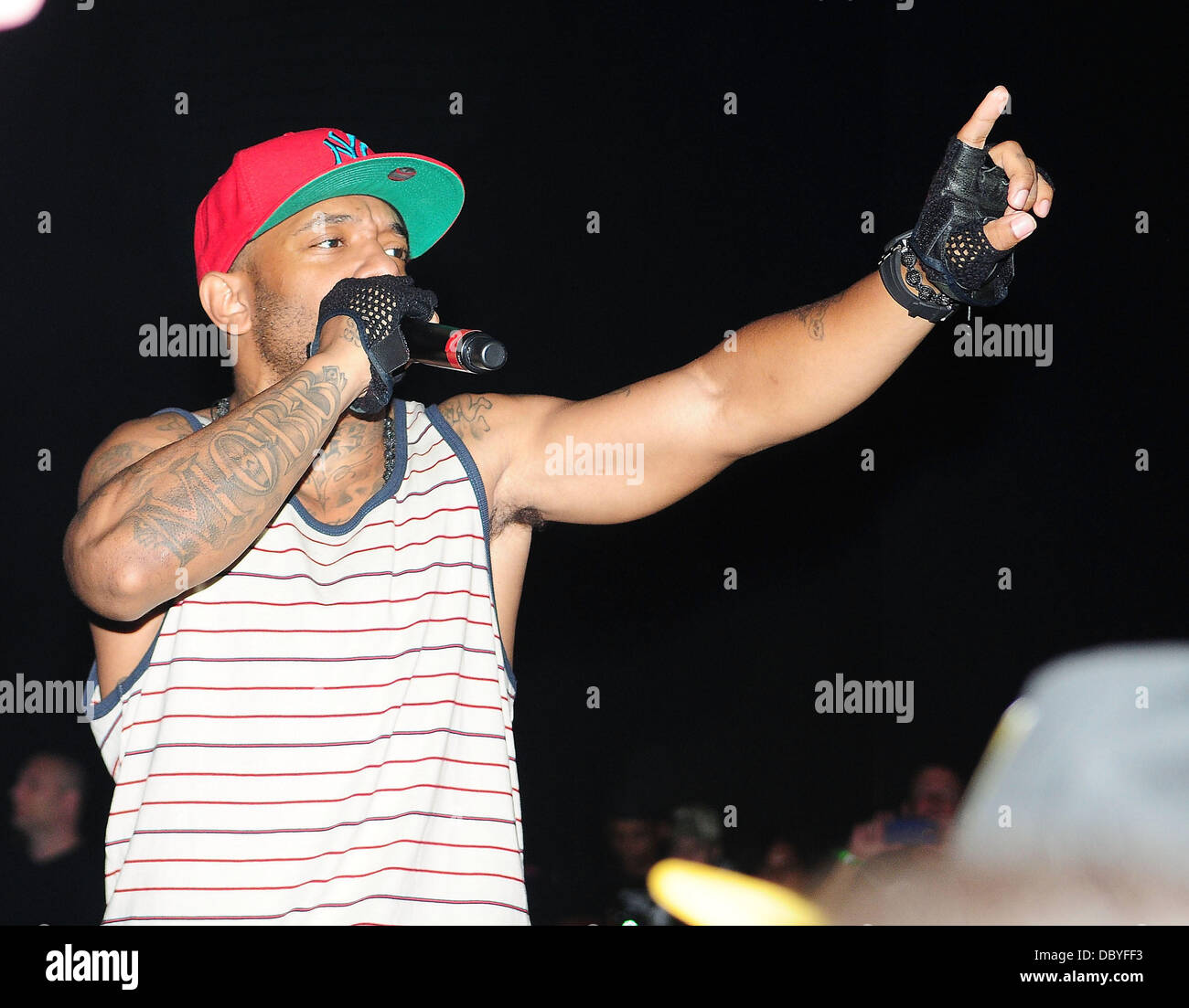 Prodigy real name Albert Johnson of Hip Hop duo Mobb Deep performs ...