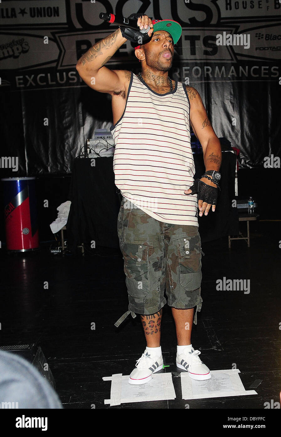 Prodigy real name Albert Johnson of Hip Hop duo Mobb Deep performs ...