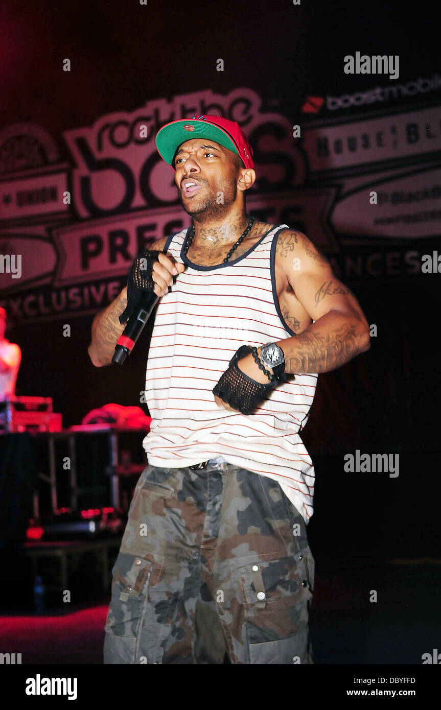 Prodigy real name Albert Johnson of Hip Hop duo Mobb Deep performs ...