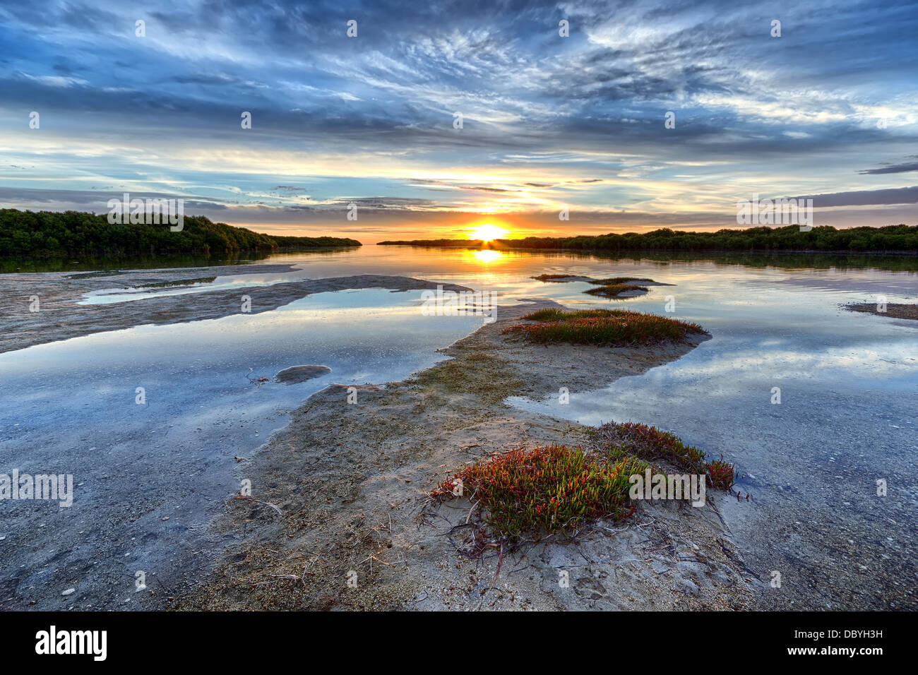 Sunset at Middle Beach, South Australia Stock Photo - Alamy
