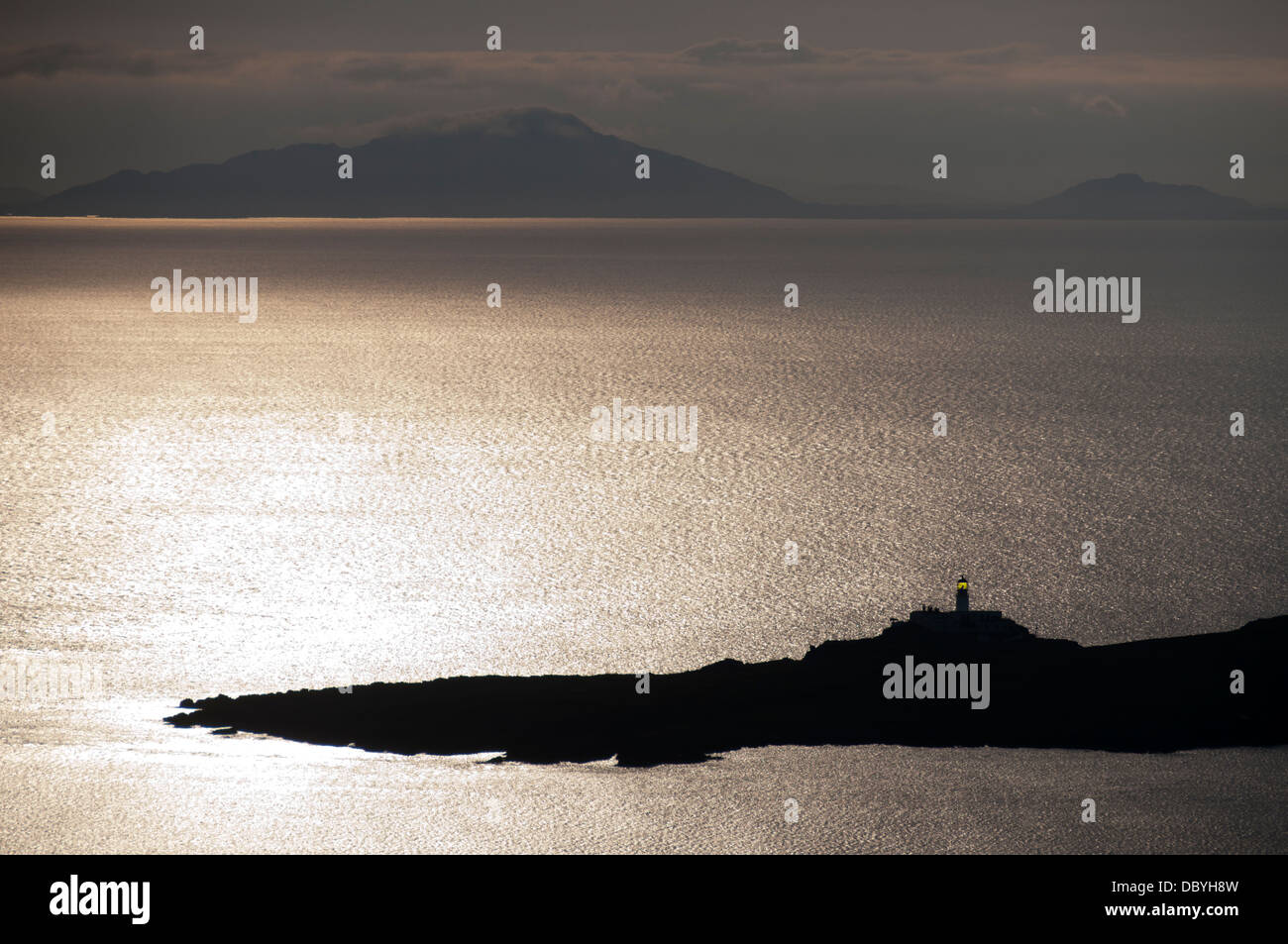 The Western Isles over the waters of the Minch with Neiss Point ...